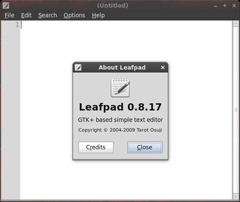 Leafpad An Ultra Lightweight Text Editor Linux