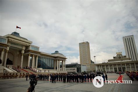 ФОТО Монгол Улсын Ерөнхийлөгч У Хүрэлсүх Бүгд Найрамдах Киргиз Улсын Ерөнхийлөгч С Н Жапаровыг