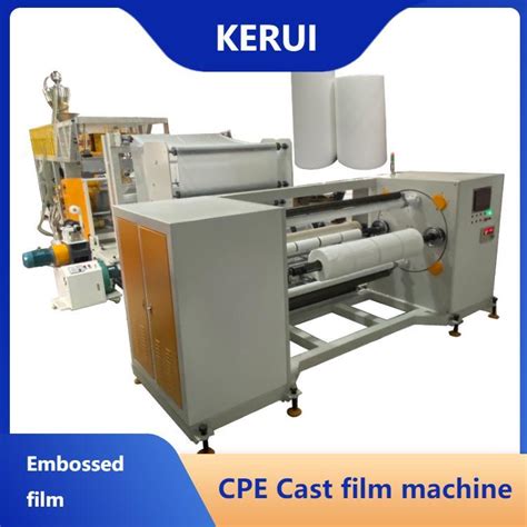 Pe Cpe Eva Tpe Plastic Cast Film Extrusion Machine Flow Cast Cpp Film