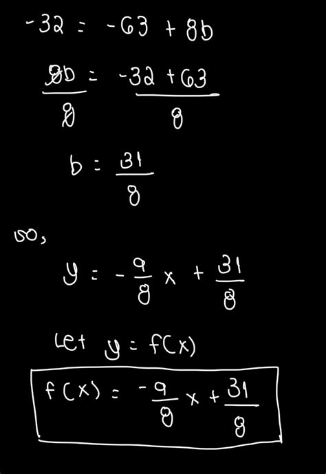 Solved With Work Please 19 If F X Is A Linear Function F 1 5