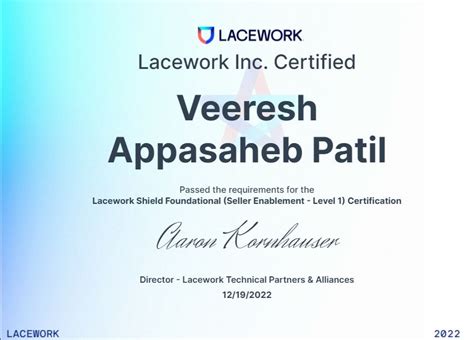 veeresh appasaheb patil on linkedin inspiraenterprise lacework