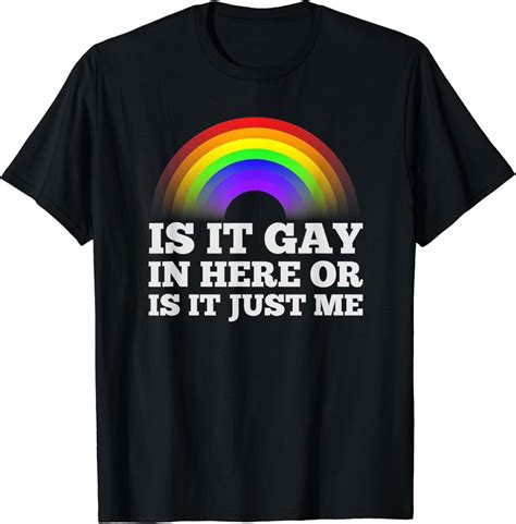Funny Gay Shirts For Men Pride Rainbow Stuff Ts Lgbt T