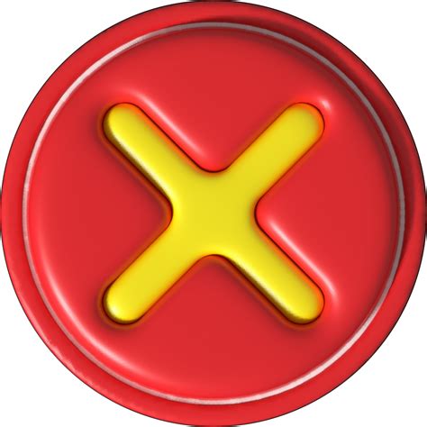 Cross Check Mark Icon Button And No Or Wrong Symbol On Reject Cancel