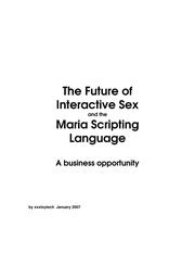 The Future Of Interactive Sex Maria Scripting Language Xxxtoytech Free Download Borrow And
