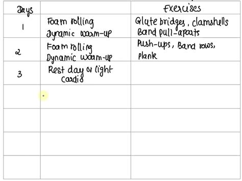 Solved Design A One Week Corrective Exercise Program For A Friend Or Client Your Program Must