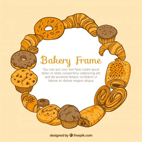 دانلود وکتور قاب غذا با طرح نان‌ پزی دانلود رایگان فایل لایه باز، Psd، وکتور، لوگو و موکاپ