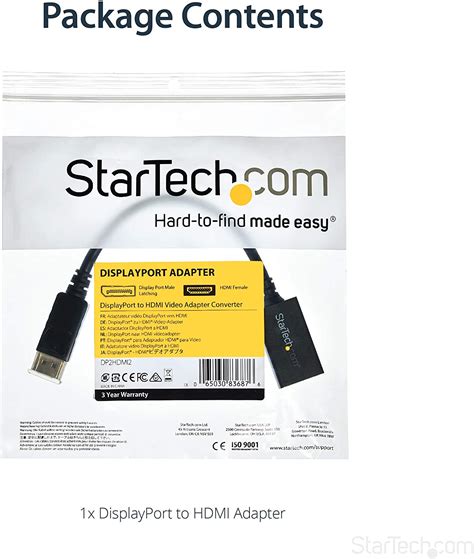 StarTech DisplayPort To HDMI Adapter Mac Choice