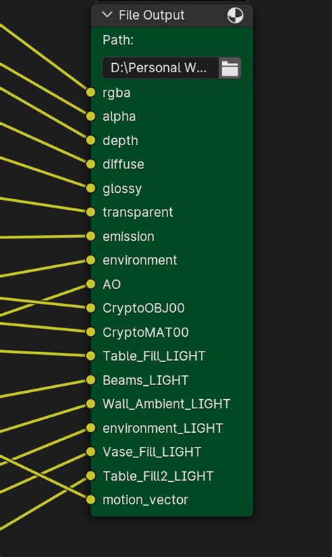 Exr Multilayer Doesnt Save Passes From File Output Node Compositing And Post Processing