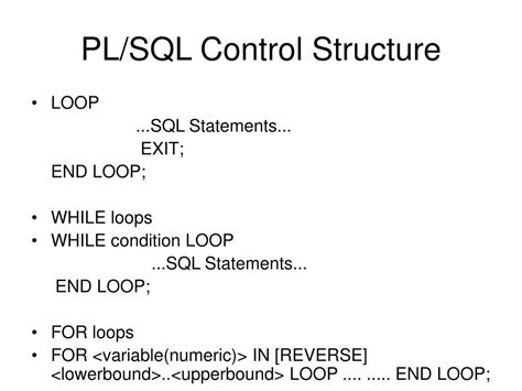Ppt Introduction To Pl Sql Powerpoint Presentation Free Download Id