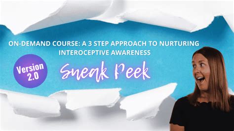 On Demand Course 3 Steps To Improving Interoception An Evidence