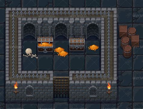 Top Down Roguelike Dungeon Crawl RPG Tileset By Shizayats GraphicRiver