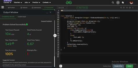 100daysofcodechallenge Geeksforgeeks Drgvishwanathanchallenge
