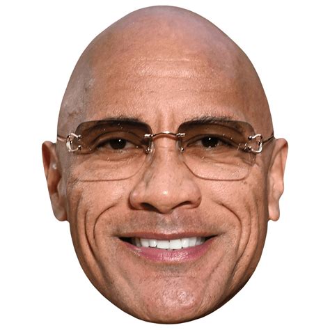 Dwayne The Rock Johnson Glasses Big Head Celebrity Cutouts