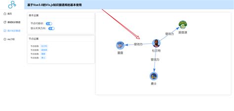 基于vue30的【visjs】库基本使用教程（002）：图片知识图谱的基本构建和设置