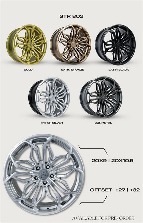 STR FUSION FORGED STR RACING WHEELS