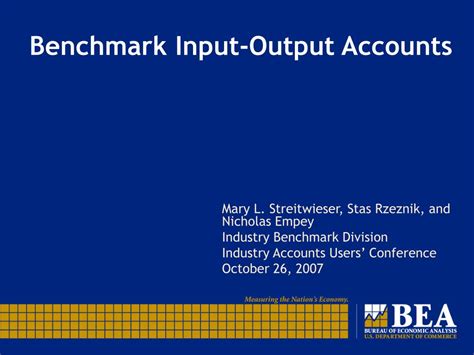 ppt benchmark input output accounts powerpoint presentation free