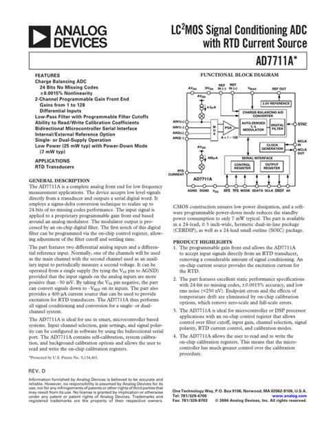 A Lc Mos Signal Conditioning Adc With Rtd Current Source