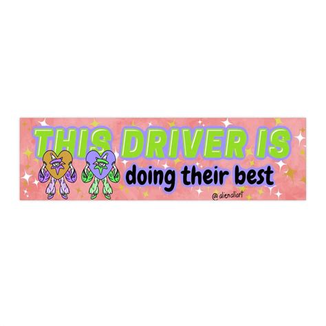 Funny Bumper Stickers Girls Bumper Stickers Gen Z Funny Bumper Sticker