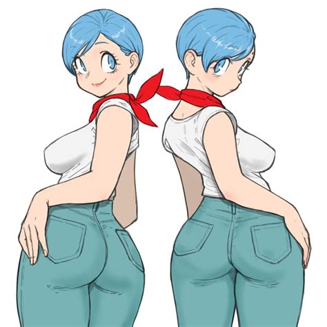 ブルマドラゴンボール 「改のブルマ 」としのしんのイラスト