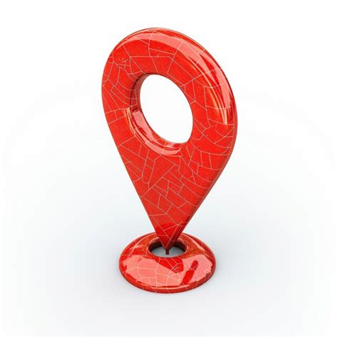 Premium Photo Red Map Pointer Isolated On White Background