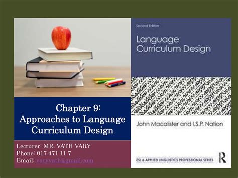 Ch 9 Approaches To Language Curriculum Design Ppt