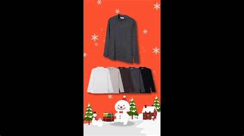 반폴라티 겨울 목폴라 하프넥 니트티 남여공용 출근룩 5컬러 Youtube