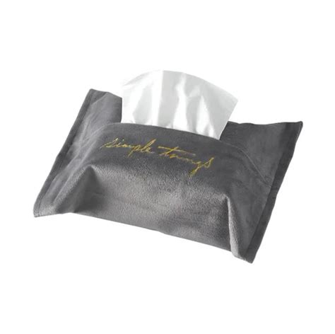 1 шт Скандинавская вышивка бархатная коробка для хранения салфеток держатель чехол для