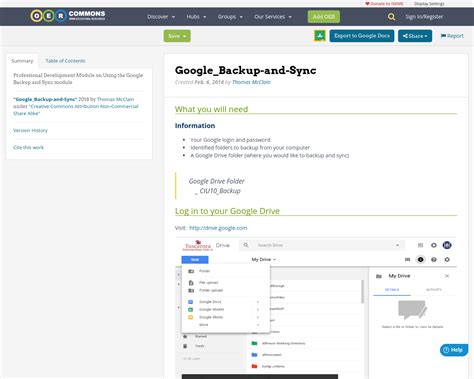 Google Backup And Sync Oer Commons
