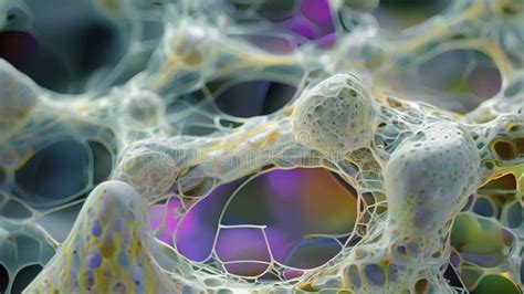 Fibroblasts In Connective Tissue Their Elongated Shapes Resembling Strands Of Spaghetti As They