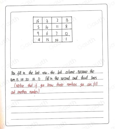 Solved Directions Use Deductive Reasoning To Determine The Missing Numbers In Each Magic