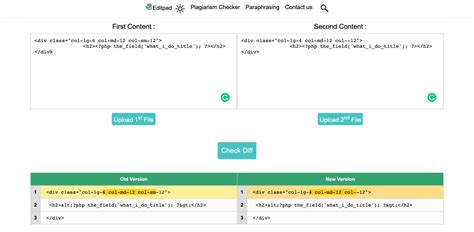 Difference Checker Json Design Talk