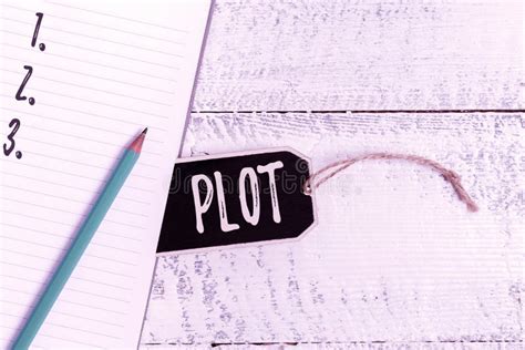 Writing Displaying Text Plot Word For Sequence Of Events Inside A