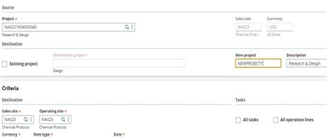 Copy Project Functionality In Sage X3 V12 Sage X3 Tips Tricks And Components