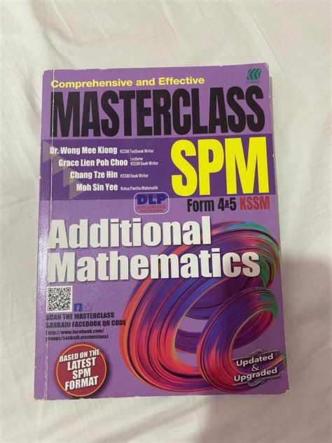 Masterclass Addmaths Spm Hobbies And Toys Books And Magazines Textbooks