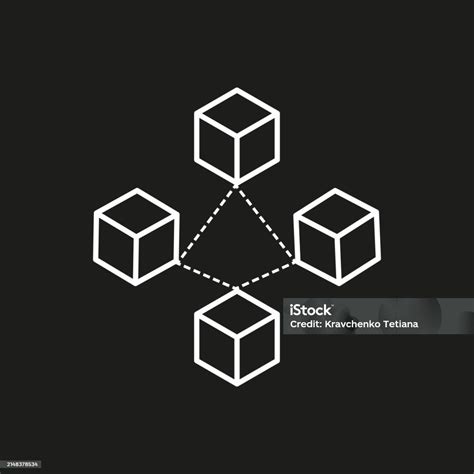추상 큐브 네트워크 3d 연결 구조 등각투영 형상 벡터 일러스트 레이 션입니다 주당순이익 10 3차원 형태에 대한 스톡 벡터 아트 및 기타 이미지 Istock