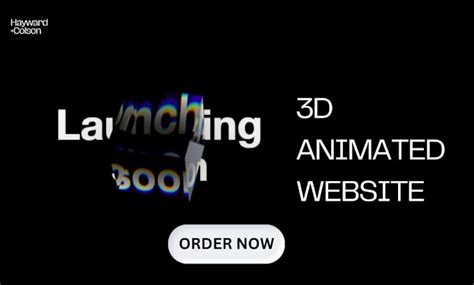 Design 3d Landing Page3d Portfolio Website 3d Animated Website Using