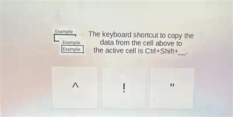 Example Example Example The Keyboard Shortcut To