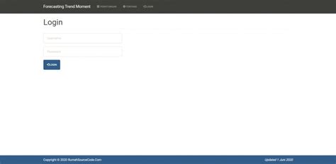 Source Code Forecasting Metode Trend Moment Php
