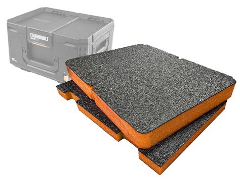 Toughbuilt Stacktech Large Tool Box Foam Inserts Shadow Foam 1v