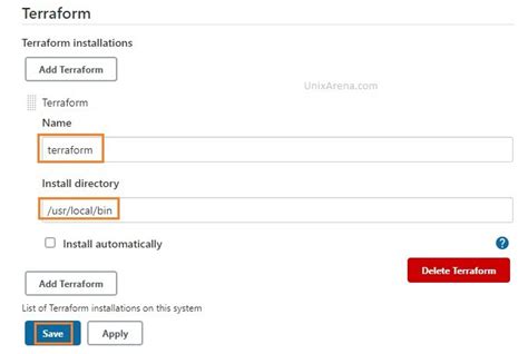 Jenkins Integration Terraform Iac Pipeline Setup Unixarena