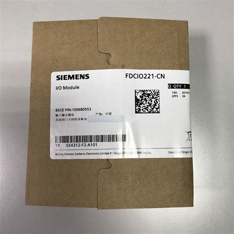 one new for siemens fdcio221 cn intelligent system output module fast