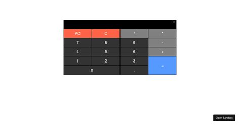 Fcc Javascript Calculator Codesandbox