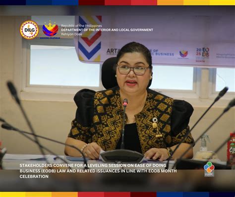 Stakeholders Convene For A Leveling Session On Ease Of Doing Business Eodb Law And Related