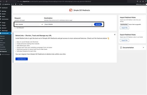 WordPress 301 Redirect WordPress Anleitung