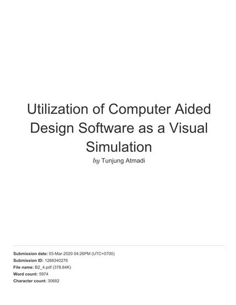 pdf simulation design software as a visual utilization of