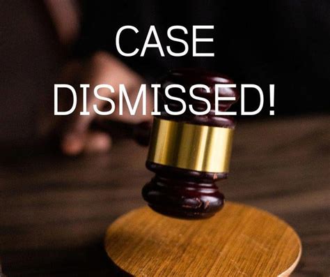what happens when a case is dismissed in court the court direct