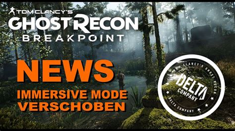 Ghost Recon Breakpoint Immersive Mode Und Ingenieur Kommt Später