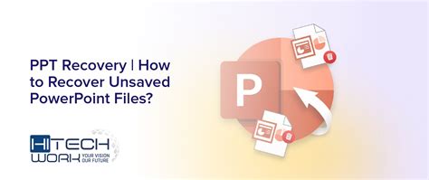 Ppt Recovery How To Recover Unsaved Powerpoint Files
