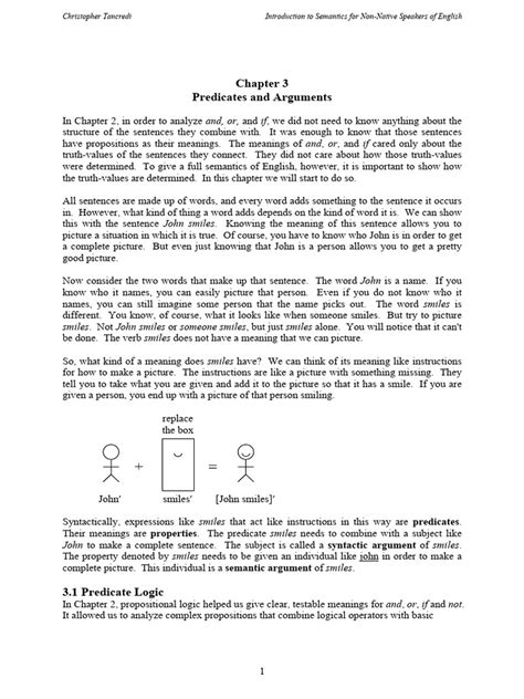 Introduction To Semantics For Non Native Speakers Of English Chapter 3 Pdf