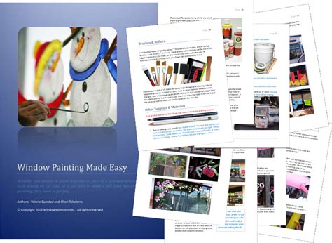 Window Woman Patterns And Window Painting